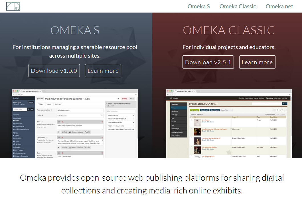 Major Milestones for Omeka – Roy Rosenzweig Center for History and New ...